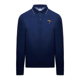 Aeronautica Po1653Up00082 Polo Shirt - - Tops - Herren - Blau - M