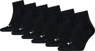 Puma Quarter Plain Socken Senior (6-Pack)