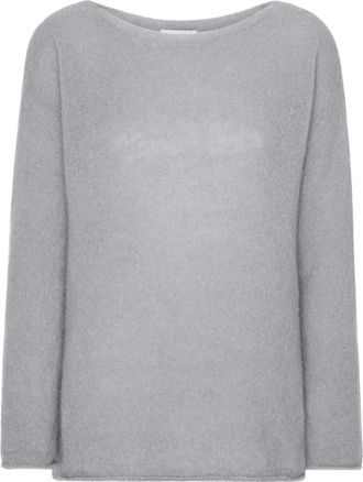 Americandreams Americandreams, Femme, Pulls, Gris, Taille: 42/44 FR Molly LS Star Knit
