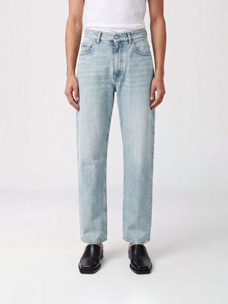 Maison Margiela Jean droit &agrave; cinq poches en denim de coton