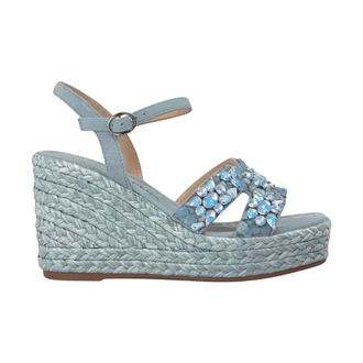 Alma En Pena Alma EN Pena, Femme, Chaussures, Bleu, Taille: 39 EU Compensée avec bande de strass