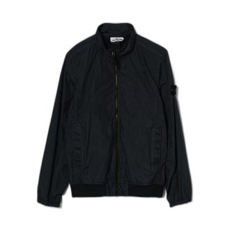 Stone Island Bomberjacke aus technischem Gewebe - - Jackets - Herren - Blau - 5XL