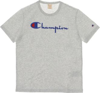 Champion Heather Crewneck Tee - - Tops - Herren - Grau - XL