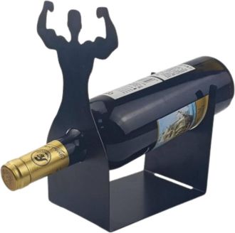 Generic Weinflaschenhalter - Kreativer Bodybuilder Eisen Tischplatte Weinregal, lustige Dekoration f&uuml;r Erwachsene, Tischdekoration, freistehende Weinaufbewahr