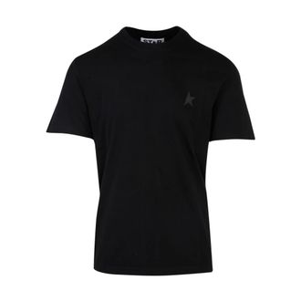 Golden Goose Homme, Tops, Noir, Taille: L T-shirt Noir &Eacute;toile