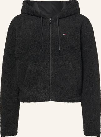 Tommy Jeans Teddyfell-Jacke schwarz