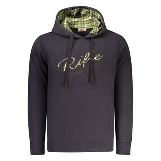 Rifle Blau Baumwolle Herren Hoodie