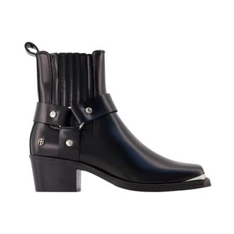 Anine Bing Mid-height Biker Ankle Boots - - Shoes - Damen - Schwarzk - 39 EU