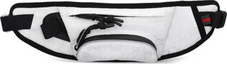 Gucci G&uuml;rteltasche mit GG Supreme-Muster - Wei&szlig;