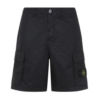 Stone Island Homme, Shorts, Noir, Taille: W31 Bermuda Shorts