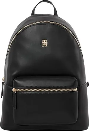 Tommy Hilfiger Sac à Dos Femme Logotape Élégant, Noir (Black), Taille Unique