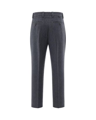 Paolo Pecora Stretch Melange Trousers - Gray
