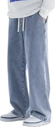 Generic Jeans Baggy pour Hommes, Style Hip-hop, Jogging, Coupe Ample, Streetwear, Motard, Pantalon Baggy, Pantalon Cargo &agrave; Jambe Large