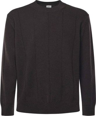 Eleventy Pull Col Rond - Marron