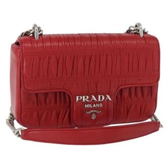 Prada Pre-owned Vintage Umh&auml;ngetasche - - Pre-owned - Damen - Rot - ONE SIZE