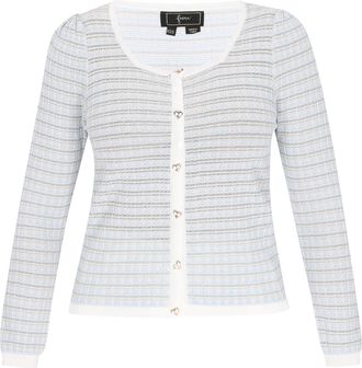 Faina Strickjacke Frauen hellblau