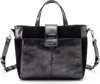 Kate Lee Damen MYA Ve Black Silver Tasche, Oir