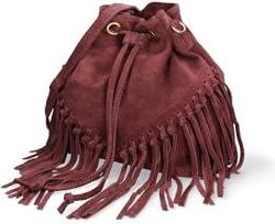 Gave Lux Sac seau pour femme en cuir v&eacute;ritable fabriqu&eacute; en Italie 25 x 22 x 13 cm GLX228104723FBG, bordeaux, Taille unique