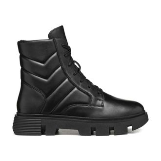 Geox Schwarze Damen Stiefeletten - - Shoes - Damen - Schwarzk - 38 EU