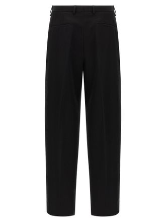 Dolce & Gabbana Mens Black Virgin Wool Dress Pants