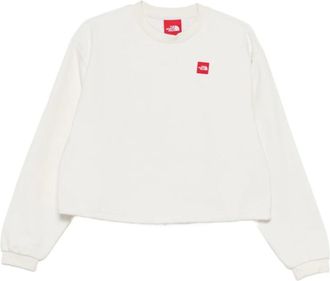The North Face Femme, Sweatshirts et sweats &agrave; capuche, Blanc, Taille: 40 FR Red Box SweaT-shirt