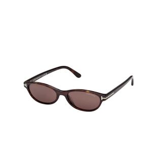 Tom Ford Femme, Accessoires, Brun, Taille: 52 MM Chloe-02 Lunettes de soleil