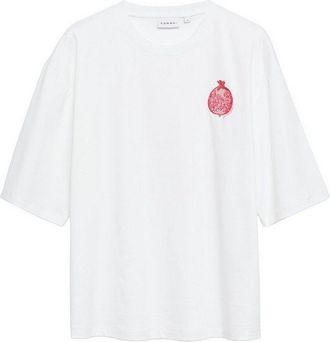 Comma Kurzarmshirt T-Shirt Oversize-Shirt mit Artwork