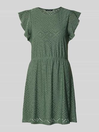 Vero Moda Tailliertes Sommerkleid mit Lochstickmuster Modell TASSA