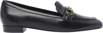 Stuart Weitzman Femme, Chaussures, Noir, Taille: 36 EU Mocassins Slip-On en Cuir de Veau