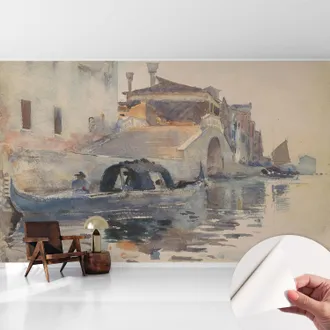 Tulup Carta Da Parati Adesiva - Lavabile - Decorazione Murale - Per Cucina - Pellicola Decorativa Armonia Veneziana 416x254 Cm