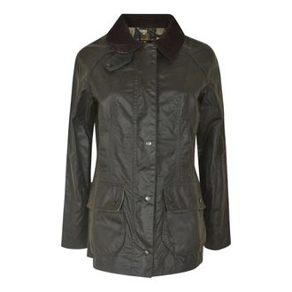 Barbour Femme, Vestes, Vert, Taille: 38 FR Veste cir&eacute;e Beadnell