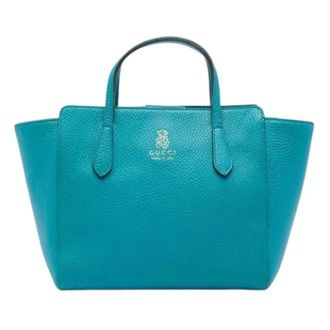 Gucci Sac bandouli&egrave;re Mini Swing Pre-owned - Femme - Pre-owned - Bleu - Taille: ONE Size