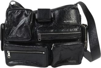 Balenciaga unisex, Pre-owned, Noir, Taille: ONE Size Sac bandouli&egrave;re Vintage Pre-owned