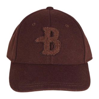 Ballantyne Casquette de baseball en Melton - Femme - Accessoires - Brun - Taille: ONE Size
