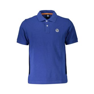 North Sails Blaues Baumwoll-Poloshirt - - Tops - Herren - Blau - M