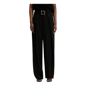 Sportmax Berard Weite Hose - - Trousers - Damen - Schwarzk - 2XL