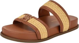 Tommy Hilfiger Sandales Jiana pour femme, marron, 39.5 EU