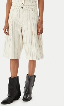 Guess Jeansshorts W6GDY5 D7961 &Eacute;cru Loose Fit