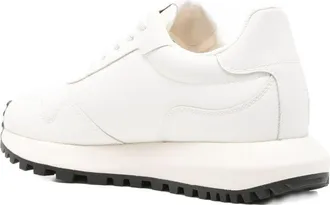 Emporio Armani Logo Lace-Up Sneaker - White