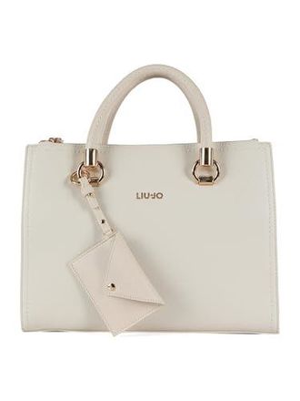 Liu Jo SAC &Agrave; MAULET AA5008 E0058 Sac &agrave; rabat avec impression tonne noire et design essentiel., X0459 Cream