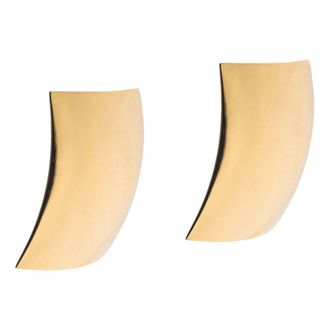 Federica Tosi Femme, Accessoires, Jaune, Taille: ONE Size Boucles doreilles Emily Or 18k Bronze Plaqué