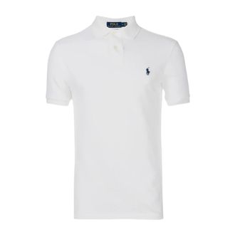 Polo Ralph Lauren Homme, Tops, Blanc, Taille: L Polo Piqu&eacute;