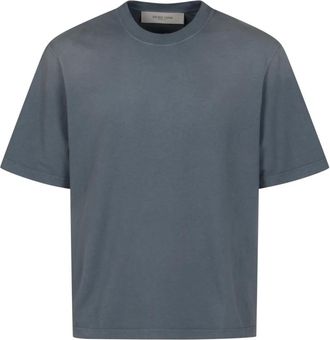 Golden Goose Homme, Tops, Bleu, Taille: L T-shirt Coupe D&eacute;contract&eacute;e