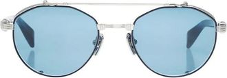 Balmain unisex, Accessoires, Gris, Taille: ONE Size Brigade IV Lunettes de soleil