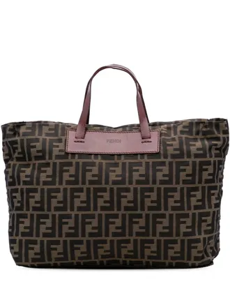 Fendi sac en toile Zucca 20e siècle - Marron