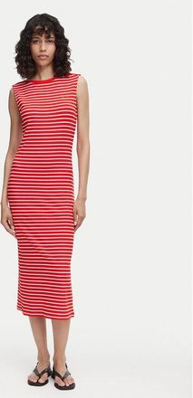 Tommy Hilfiger Kleid f&uuml;r den Alltag WW0WW49311 Rot Slim Fit