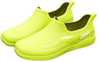 Generic Bottes courtes en caoutchouc antid&eacute;rapantes pour homme - Pour le travail de cuisine, la p&ecirc;che, le travail, vert, 43 EU