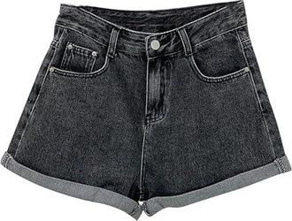 Generico Short Court Femme Jeans d&Eacute;t&eacute; Pantalon Court en Denim D&eacute;contract&eacute; Taille &Eacute;lastique Mini Shorts Courts Secxy L&eacute;ger Push Up Jeans Confortable &agrave; la Mode P