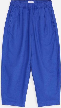 Arket Hose Mit Barrel Leg -Blau