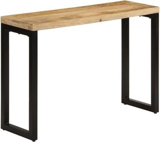 vidaXL Konsolentisch 110x35x76 cm Massives Rohholz Mango Vidaxl
